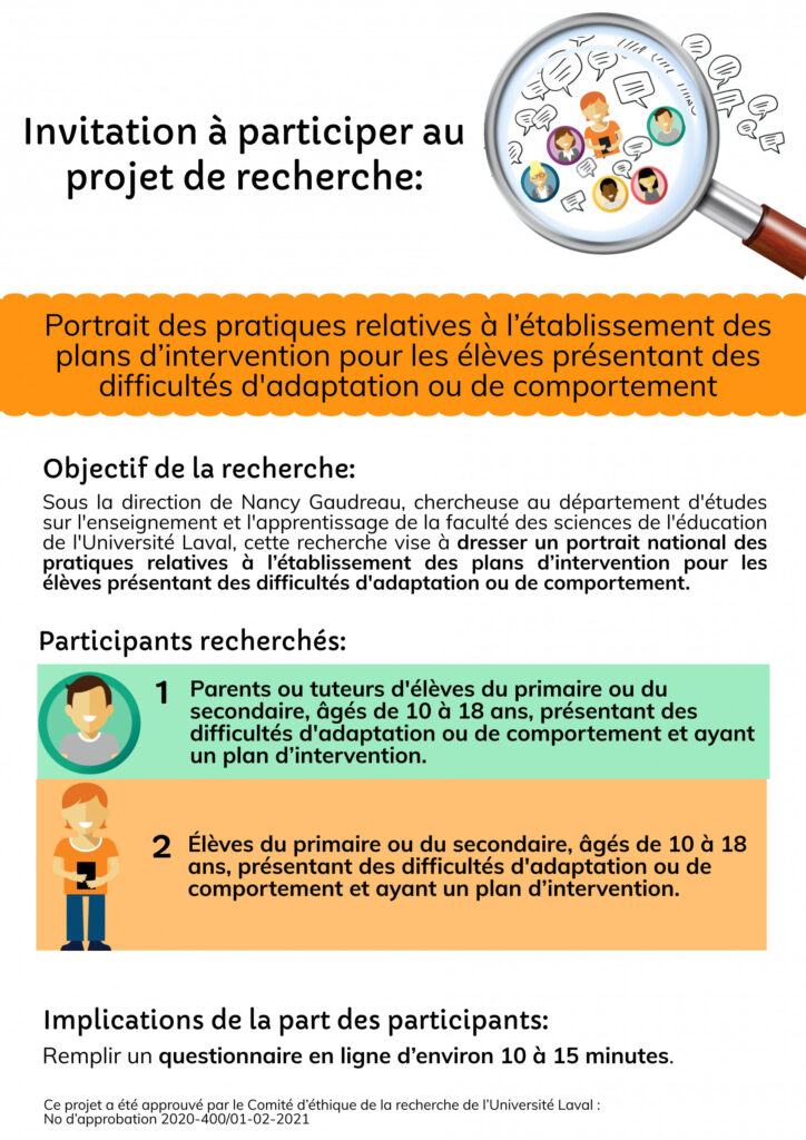 Participez à un projet de recherche - FCPQ